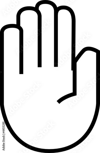"Main stop" fichier vectoriel libre de droits sur la banque d'images ...