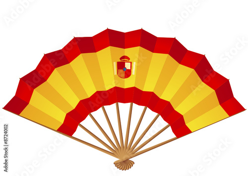 "Eventail de l'Espagne (détouré)" fichier vectoriel libre de droits sur ...