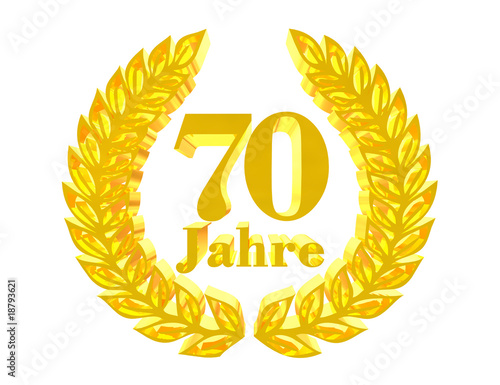70 Jahre - 3D Render von rare, lizenzfreies Foto #18793621 auf Fotolia.com