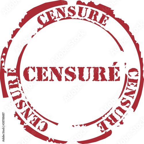 "tampon rond censuré" fichier vectoriel libre de droits sur la banque d ...