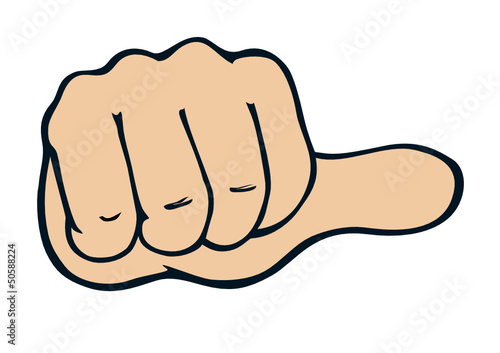 "Waagrechter Daumen (neutral)" Stockfotos und lizenzfreie Vektoren auf ...