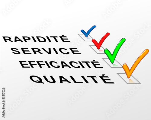 "Label qualité,efficacité,service,rapidité" fichier vectoriel libre de ...