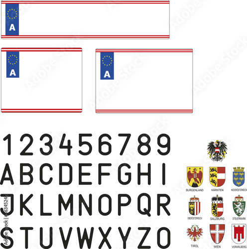 "KFZ Kennzeichen Österreich" Stockfotos und lizenzfreie Vektoren auf ...