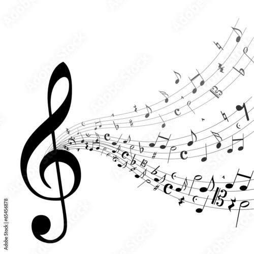 "Notenschlüssel Noten Musik" Stockfotos und lizenzfreie Vektoren auf ...