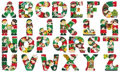 Alfabeto navideño - Imagui