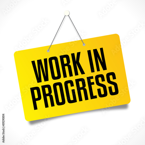 "Work In progress" fichier vectoriel libre de droits sur la banque d ...